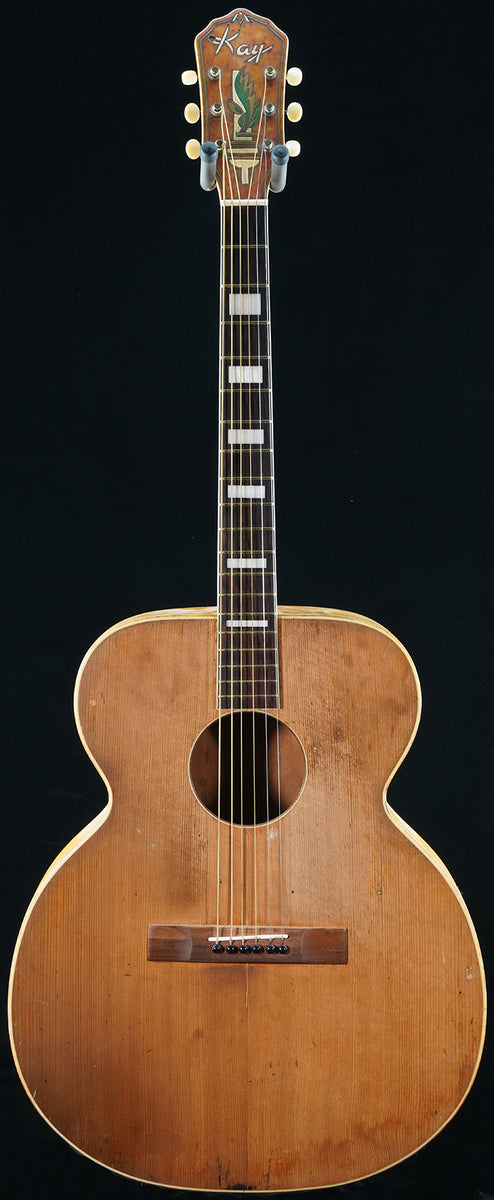 Unrestored 1950s Kay Jumbo 102 – StayGoldGuitars